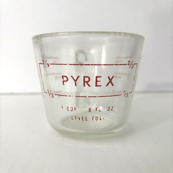 Pyrex | Kitchen | Vintage Pyrex 8 1 Cup 8 Fl Oz Level Full Dry ...